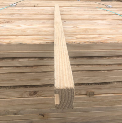 Banding Groove Lumber Protects Top of Unit Load | Conner Industries